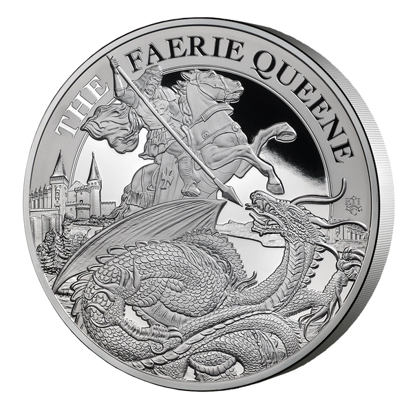 2024 Faerie Queene Redcrosse & the Dragon 1kg Silver Proof Coin – The ...