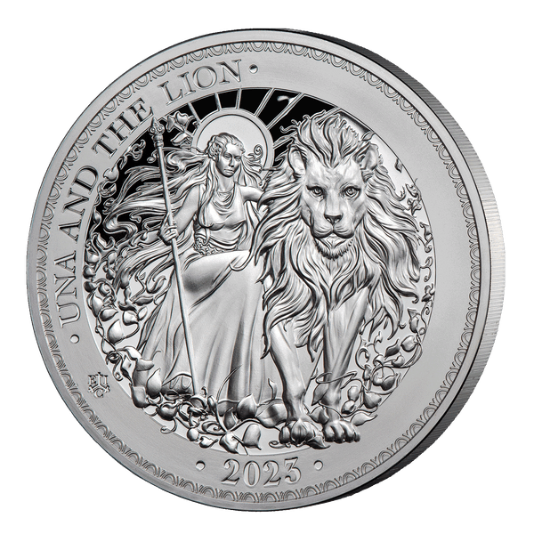 2023 Una & The Lion 5oz Silver Proof Coin – The East India Company ...